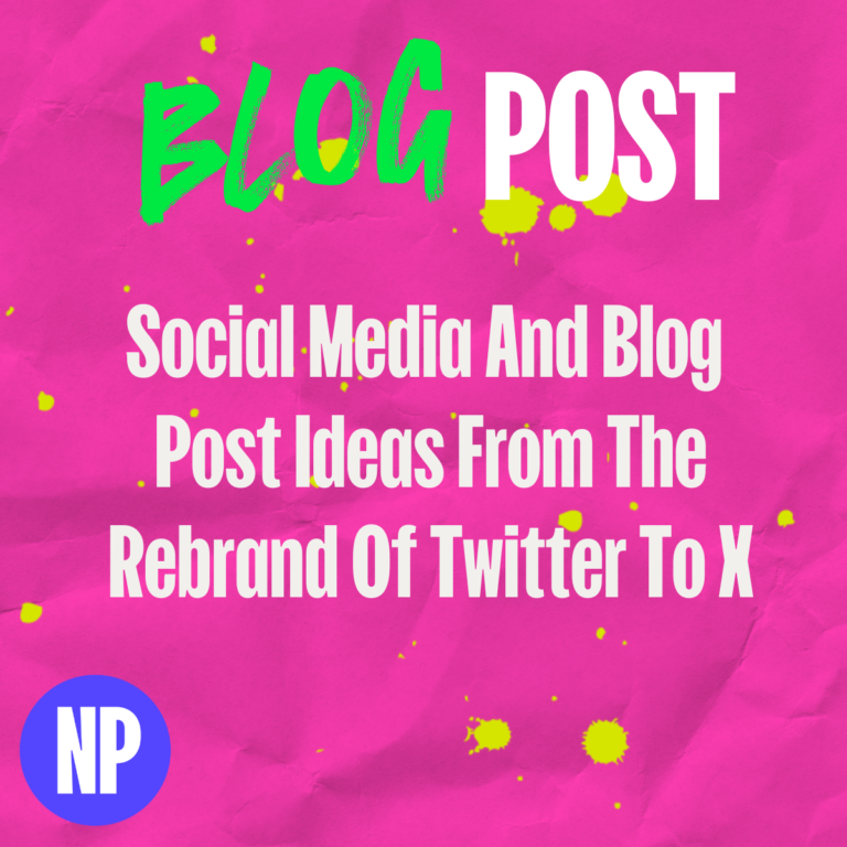 Social Media And Blog Post Ideas From The Rebrand Of Twitter